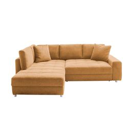 bobb Ecksofa Arissa de Luxe ¦ gelb ¦ Maße (cm): B: 265 H: 84 T: 215