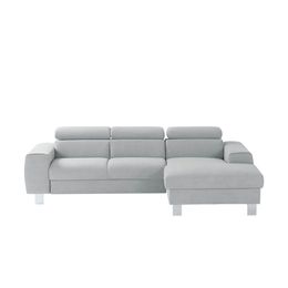 U.N.O uno Ecksofa Los Angeles ¦ grau ¦ Maße (cm): B: 244 H: 72 T: 166