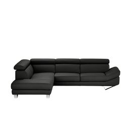 Höffner Ecksofa Camilla ¦ schwarz ¦ Maße (cm): B: 273 H: 78 T: 233