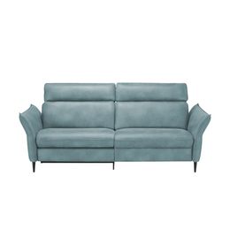 Hukla Sofa 3-sitzig Solea ¦ blau ¦ Maße (cm): B: 224 T: 95