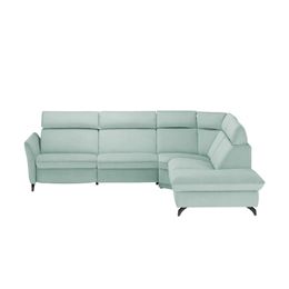 himolla Ecksofa 1926 ¦ grün ¦ Maße (cm): B: 245 H: 92 T: 278