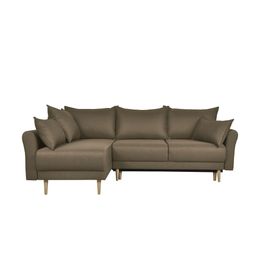 Smart Ecksofa Elise ¦ braun ¦ Maße (cm): B: 227 H: 88 T: 170