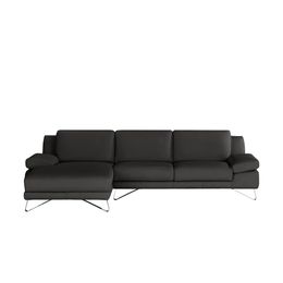 Höffner Ecksofa Fine ¦ schwarz ¦ Maße (cm): B: 281 H: 81 T: 162