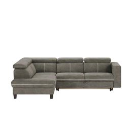 Höffner Ecksofa Zante ¦ grau ¦ Maße (cm): B: 253 H: 95 T: 190