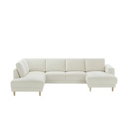 Höffner Wohnlandschaft Samia ¦ creme ¦ Maße (cm): B: 303 H: 76 T: 200