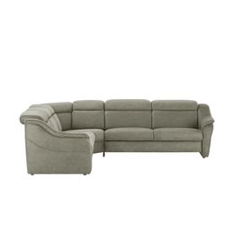 himolla Ecksofa 9707 ¦ grau ¦ Maße (cm): B: 291 H: 84 T: 261