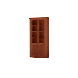 maison bleue Vitrine Petit Chalet ¦ braun ¦ Maße (cm): B: 113 H: 226