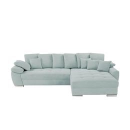 bobb Ecksofa Farina ¦ blau ¦ Maße (cm): B: 323 H: 92 T: 222