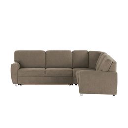 Smart Ecksofa Valencia ¦ braun ¦ Maße (cm): B: 270 H: 90 T: 240