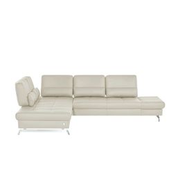 JOOP! Ecksofa Leder Loft 8108 ¦ creme ¦ Maße (cm): B: 299 H: 86 T: 2