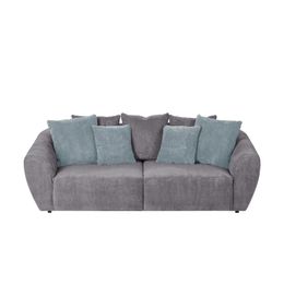 Smart Big Sofa Savita ¦ grau ¦ Maße (cm): B: 250 H: 81 T: 106