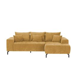 switch Ecksofa Astrid ¦ gelb ¦ Maße (cm): B: 252 H: 94 T: 150