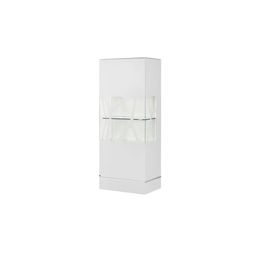 Leonardo Highboard Cube ¦ weiß ¦ Maße (cm): B: 63 H: 158 T: 42