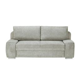 bobb Schlafsofa mit Boxspringpolsterung Viannie de Luxe ¦ grau ¦ Maß