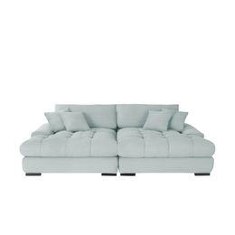 bobb Big Sofa Hella ¦ blau ¦ Maße (cm): B: 310 H: 96 T: 203