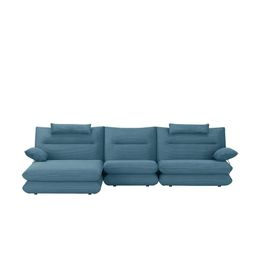 Smart Ecksofa Ellen ¦ türkis/petrol ¦ Maße (cm): B: 343 H: 89 T: 173