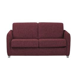 betty Schlafsofa mit Faltbettfunktion Webstoff betty ¦ rot ¦ Maße (cm