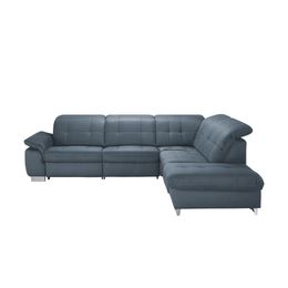 Lounge Collection Ecksofa Inka ¦ blau ¦ Maße (cm): B: 295 H: 85 T: 2