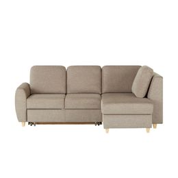 Smart Ecksofa Firenze ¦ braun ¦ Maße (cm): B: 233 H: 95 T: 160