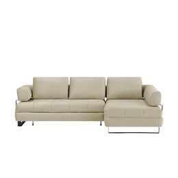 switch Ecksofa in Lederoptik Havana ¦ beige ¦ Maße (cm): B: 272 H: 89