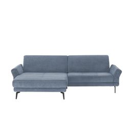 meinSofa Ecksofa Mike ¦ blau ¦ Maße (cm): B: 251 H: 86 T: 180