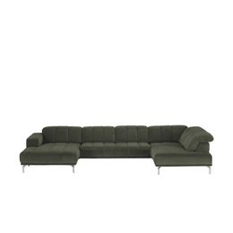 Lounge Collection Wohnlandschaft Sarina ¦ grün ¦ Maße (cm): B: 383 H