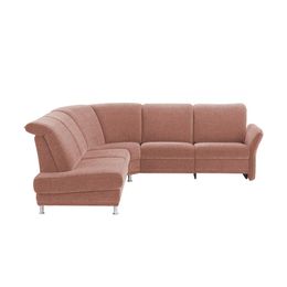 Polstermöbel Oelsa Polstermöbel Oelsa Ecksofa Mallorca ¦ rosa/pink ¦ Maße (cm): B: 267