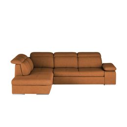 switch Ecksofa Avilla ¦ orange ¦ Maße (cm): B: 285 H: 86 T: 234