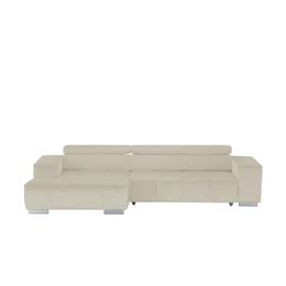 U.N.O uno Ecksofa mit Kopfteilverstellung Origo ¦ beige ¦ Maße (cm): B: 307