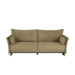 Höffner Schlafsofa Sabina ¦ grün ¦ Maße (cm): B: 220 H: 94 T: 103