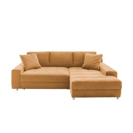 bobb Ecksofa Arissa de Luxe ¦ gelb ¦ Maße (cm): B: 258 H: 84 T: 181