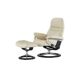 stressless Relaxsessel mit Hocker Leder Sunrise S ¦ creme ¦ Maße (cm)