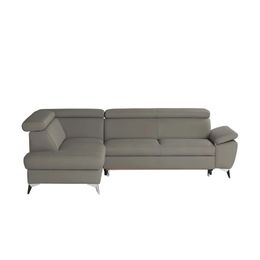 U.N.O uno Ecksofa Apollo ¦ braun ¦ Maße (cm): B: 268 H: 81 T: 210