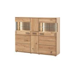 Woodford Highboard Monta ¦ holzfarben ¦ Maße (cm): B: 150 H: 121 T: