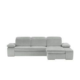 switch Ecksofa aus Mikrofaser Avilla ¦ grau ¦ Maße (cm): B: 285 H: 86