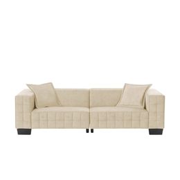 Smart Big Sofa Delilah ¦ beige ¦ Maße (cm): B: 255 H: 69 T: 106