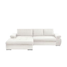 Smart Ecksofa Ibby ¦ weiß ¦ Maße (cm): B: 294 H: 73 T: 173