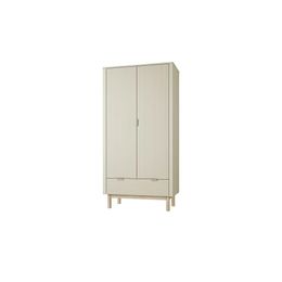 Höffner Kleiderschrank Miloo ¦ beige ¦ Maße (cm): B: 52,4 H: 197,8