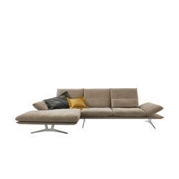 Koinor Ecksofa aus Flachgewebe Francis ¦ beige ¦ Maße (cm): B: 314 H: