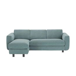 Soho Ecksofa Ariana ¦ blau ¦ Maße (cm): B: 215 H: 75 T: 163