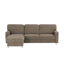 Smart Ecksofa Valencia ¦ braun ¦ Maße (cm): B: 267 H: 90 T: 173