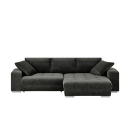 bobb Ecksofa mit Schlaffunktion Caro ¦ grau ¦ Maße (cm): B: 305 H: 8