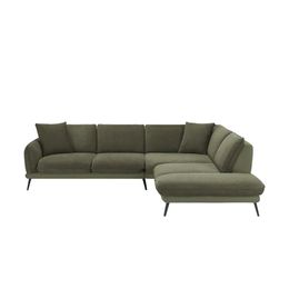 Medium Ecksofa Romance ¦ grün ¦ Maße (cm): B: 315 H: 86 T: 253