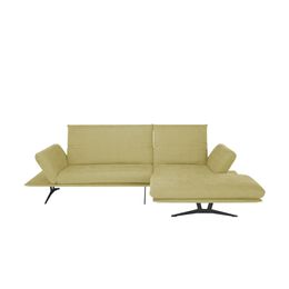 Koinor Ecksofa aus Flachgewebe Francis ¦ grün ¦ Maße (cm): B: 284 H: