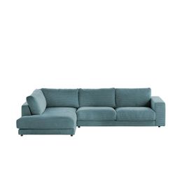 Jette Home Ecksofa Cord Sila ¦ türkis/petrol ¦ Maße (cm): B: 325 H: 8