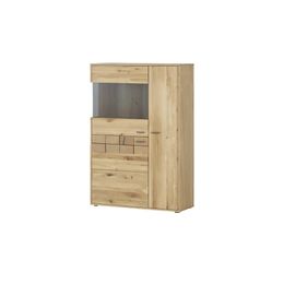 Jette Home Highboard Laguna ¦ holzfarben ¦ Maße (cm): B: 94 H: 140 T