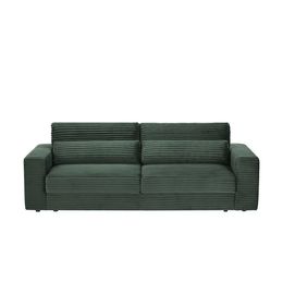 Höffner Big Sofa Branna ¦ grün ¦ Maße (cm): B: 250 H: 101 T: 105