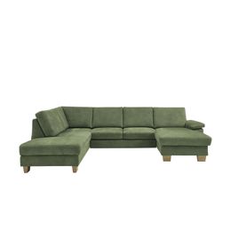 meinSofa Wohnlandschaft Samu ¦ grün ¦ Maße (cm): B: 316 H: 90 T: 235