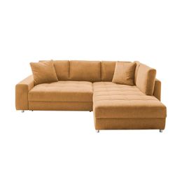 bobb Ecksofa Arissa de Luxe ¦ gelb ¦ Maße (cm): B: 265 H: 84 T: 215