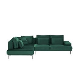 switch Ecksofa Livio ¦ grün ¦ Maße (cm): B: 293 H: 90 T: 225